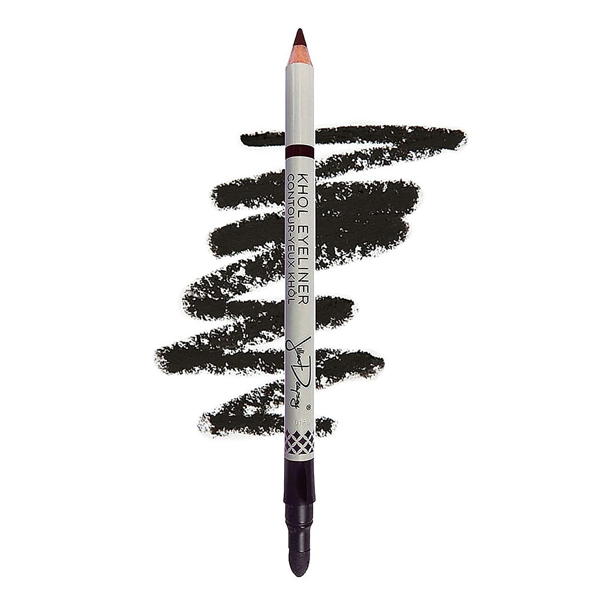 Jillian Dempsey Khôl Eyeliner | Waterproof Eyeliner Pencil with Built-in Smudger | Long-Lasting Intense Color I Jet Black