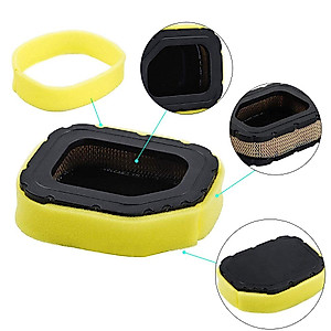 HIFROM 32 083 03-S 32 883 03-S1 Air Filter with 52 050 02-S Oil Filter 25 050 03-S Fuel Filter Spark Plug Tune up Kit Replacement for Kohler SV710 SV715 SV720 SV730 SV735 and SV740 Lawn Mower