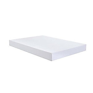 TMEOSK Full Size Mattress, 8 inch Gel Memory Foam Mattress, Green Tea Infused Memory Foam Mattress for a Cool Sleep, Bed in a Box, Medium Firm Feel with Motion Isolating (Full)