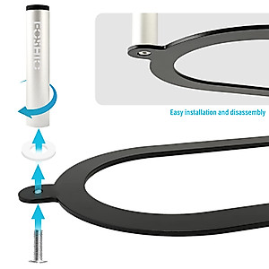 FOSHIO Aluminium U-Sharp Car Mirror Wrap Tool with Handle, Wrap-U-Ezee Vinyl Wrap Window Tint Tools for Bumper, Door Handle,Shark Fin GPS Antenna