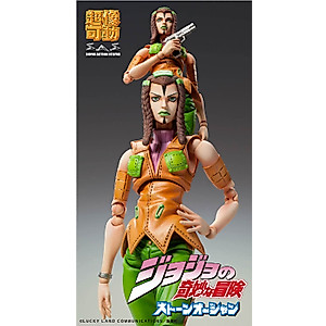 Medicos JoJo’s Bizarre Adventure Part 6: Ermes Costello Chozokado Super Action Statue Figure, Multicolor
