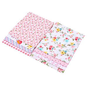 8Pcs 18" x 22" Cotton Fabric DIY Making Supplies Quilting Patchwork Fabric Fat Quarter Bundles DIY for Quilting Patchwork Cushions Cotton Fabric for Patchwork (Style-6)