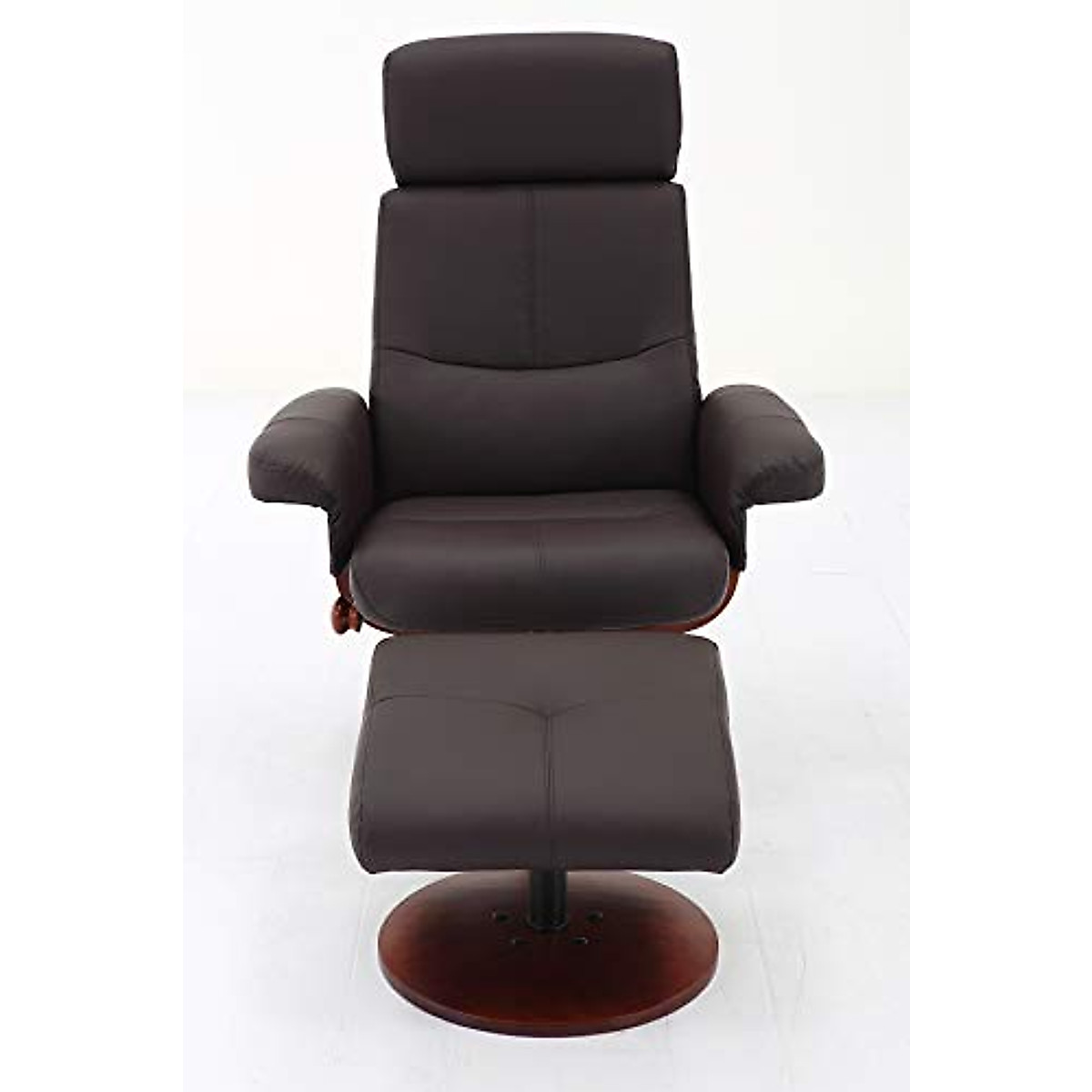 Mac Motion Roma Manual Recliner, Brown Polyurethane