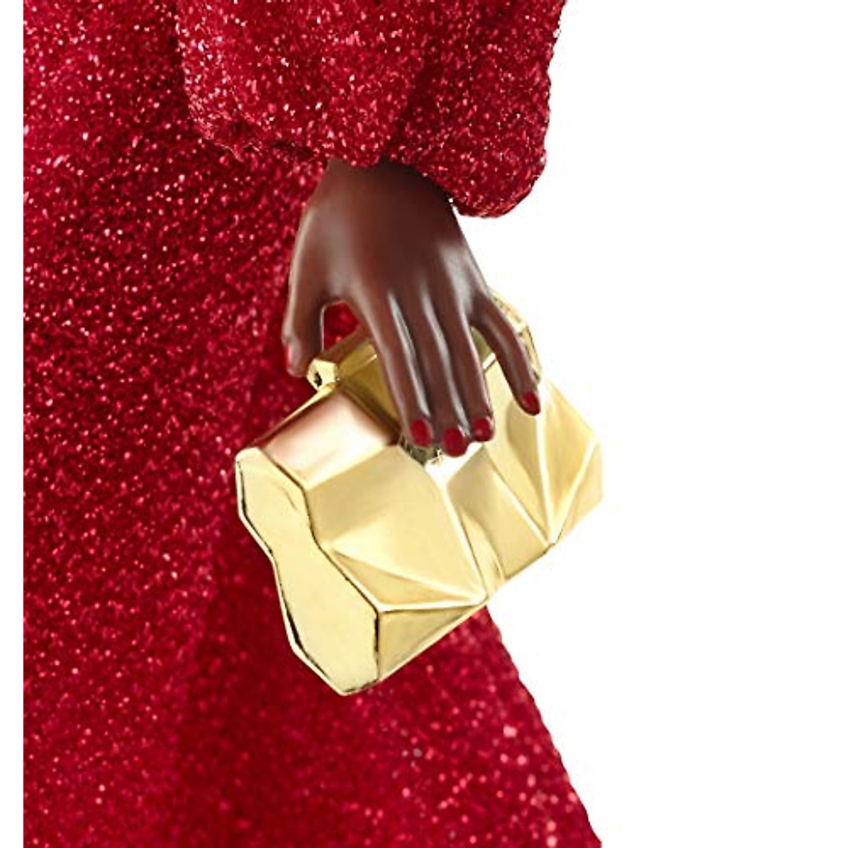 Barbie Signature 40th Anniversary First Black Doll, Approx. 12-in, Wearing Red Gown, with Accessories, Doll Stand and Certificate of Authenticity