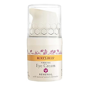 Burt's Bees Renewal Firming Eye Cream With Natural Retinol Alternative, Reduces Appearance of Lines, Wrinkles, Under-Eye Circles and Crow's Feet, 99 Percent Natural Origin Skin Care, 0.5 oz. Bottle