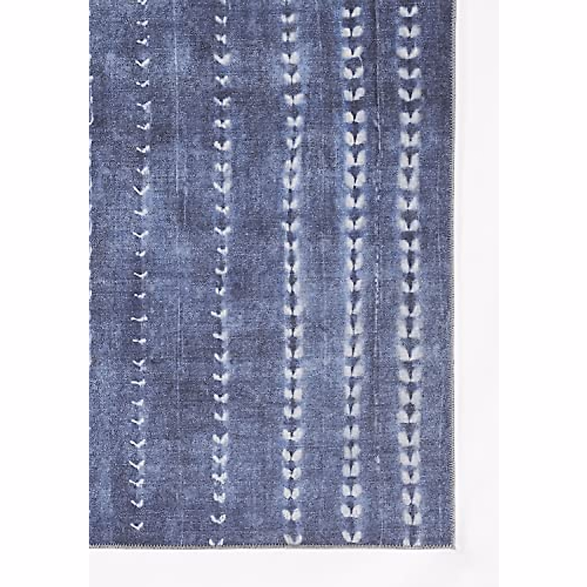 Novogratz by Momeni Bolt Polyester Denim Area Rug 9' X 12'