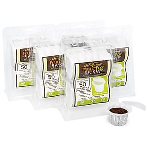 Perfect Pod EZ-Cup Disposable Coffee Filters for Reusable Coffee Pods - 5 Pack (250 Filters) Paper Coffee Pod Filters