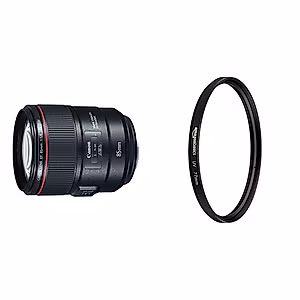 Canon EF 85mm f/1.4L with UV Protection Lens Filter