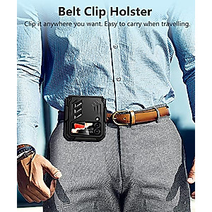 for Samsung Galaxy Z-Flip4 5G Case: Military Grade Protection Shockproof Cell Phone Case with Kickstand & Holster | Protective Drop Proof Rugged Cover for Galaxy Z Flip 4