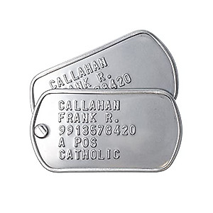 MYDOGTAG Personalized US Army Dog Tags - Regulation Replacement Military ID Tags for Veterans and Active Duty Soldiers