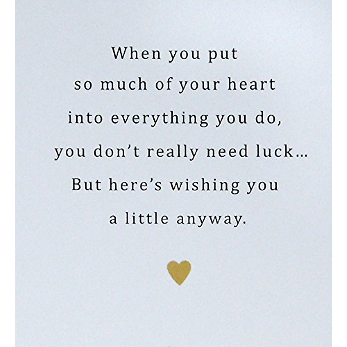 Hallmark Good Luck Card (Horseshoe)