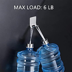 Waterproof Razor Holder for Shower,Adhesive Hooks Heavy Duty Stick on Wall Hooks Towel Hooks Door Hooks Stainless Steel Plug Hooks Adhesive Holders for Hanging Clothes Kitchen Bathroom Hook 2 Pack