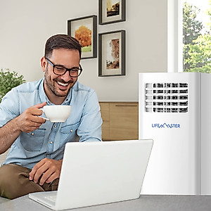 LifeMaster 10,000 BTU Portable Air Conditioners, Room Air Conditioner with Digital Remote for Room up to 450 Sq.Ft, 3-in-1 Portable AC Unit with with Installation Kit for Home/Office/Dorms