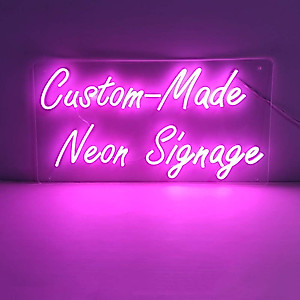 Jadetoad Customizable Neon Sign for Wedding Party Backdrop Photo Shoot Prop Home Decor, Customized Led Light Sign- Create Memorable Moments with Personalized Illumination, Unique Gift! (45”)