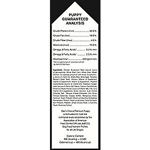Doc's Choice Premium Chicken Puppy Food - Great for Puppies, Pregnant and Nursing Dogs, Veterinarian Developed, No Fillers/Artificial Ingredients, Made in the USA