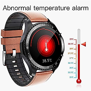 RASMECALO Smart Watches for Men with Bluetooth calls and play music,Fitness Tracker Blood Pressure Monitor Blood Oxygen Meter Heart Rate Monitor IP67 Waterproof, for iPhone Samsung Android Phones (BN)