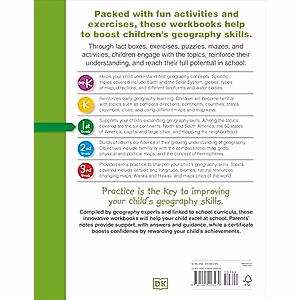 DK Workbooks: Geography, First Grade: Learn and Explore