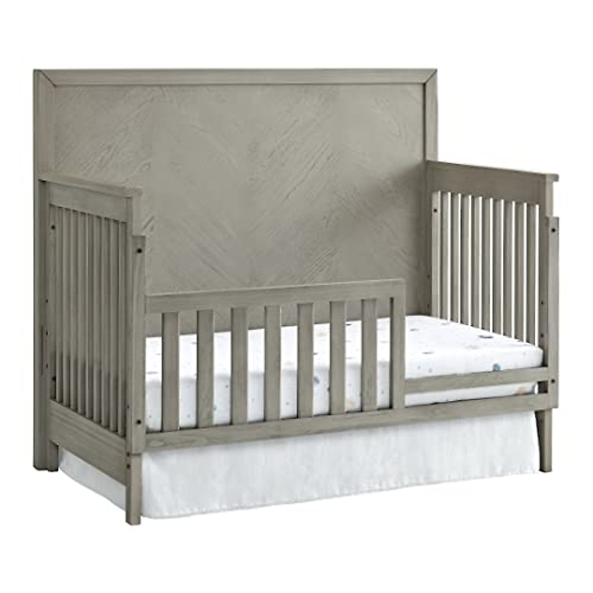 Oxford Baby Phoenix Crib to Toddler Bed Guard Rail Conversion Kit, Weathered Oak, GreenGuard Gold Certified