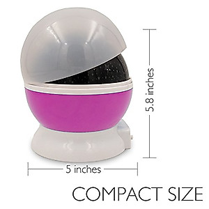 ZHOPPY Night Lights for Girls, Star and Moon Starlight Projector Bedside Lamp for Baby Room Kids Bedroom Decorations - Birthday Gifts for Girls, Pink