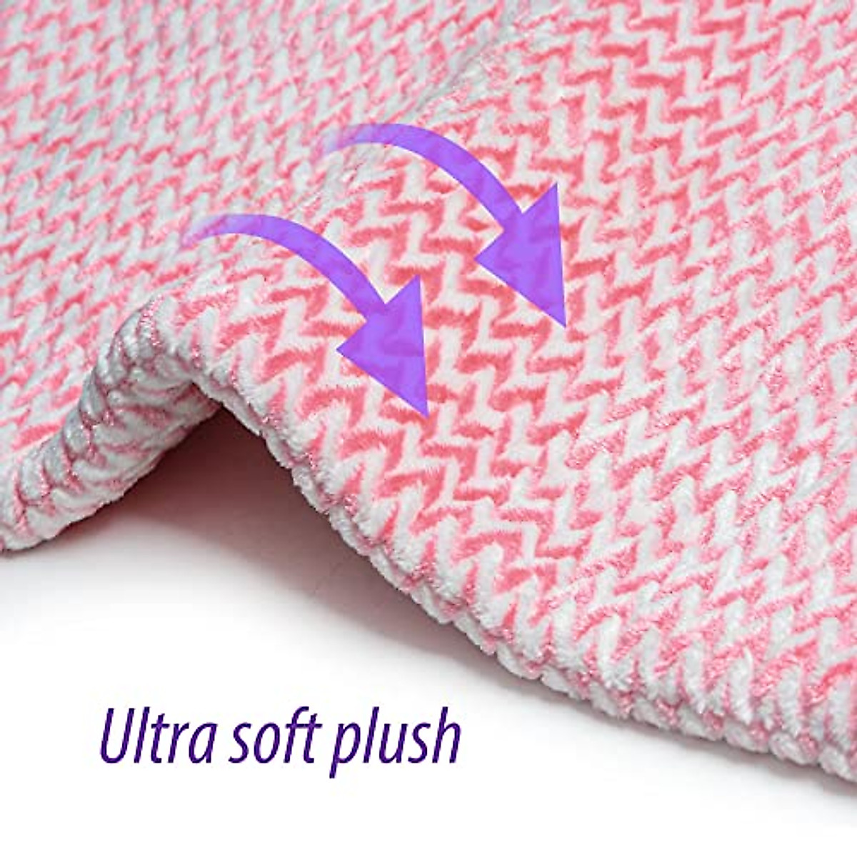 GOQOTOMO Fast-Heating Electric Heating Pad for Back/Waist/Abdomen/Shoulder/Neck Pain and Cramps Relief - 12 Heat Levels, 8 Timers with Countdown, Stay on, Machine Washable-PW01(Pink)
