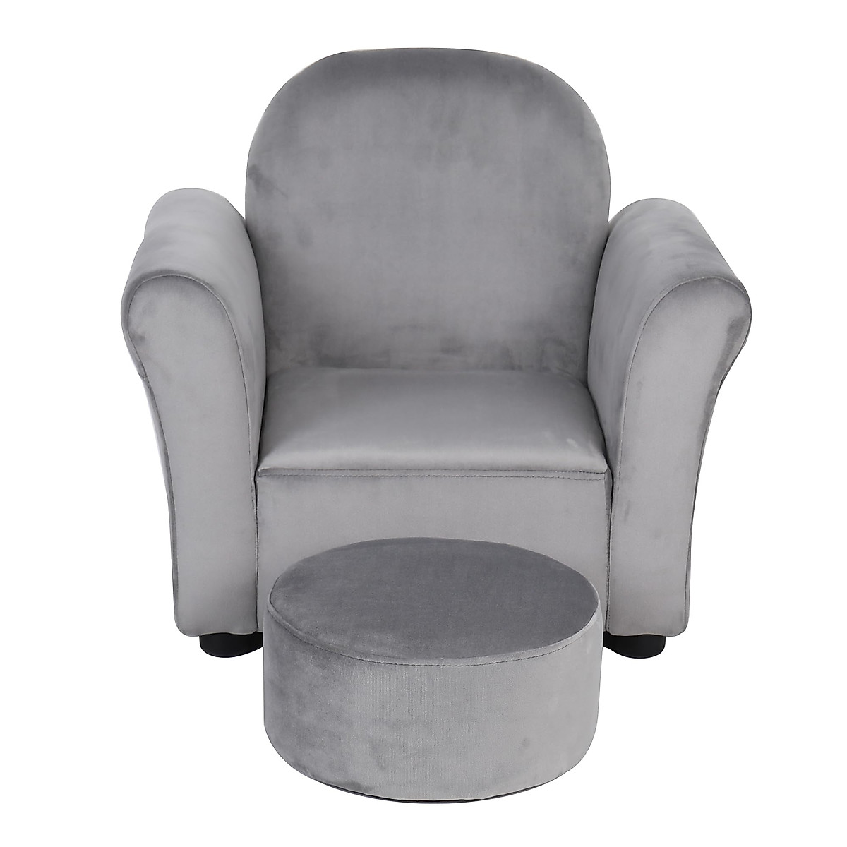 Bonrcea Pink Kids Sofa Toddler Chair,Kids Armchair,Sofa Chair,Toddler Couch Chair with Footstool,21.65x17.32x20.28inch Upholstered Couch,Armrest Sofa Chair for Chidren,Kids,Toddlers