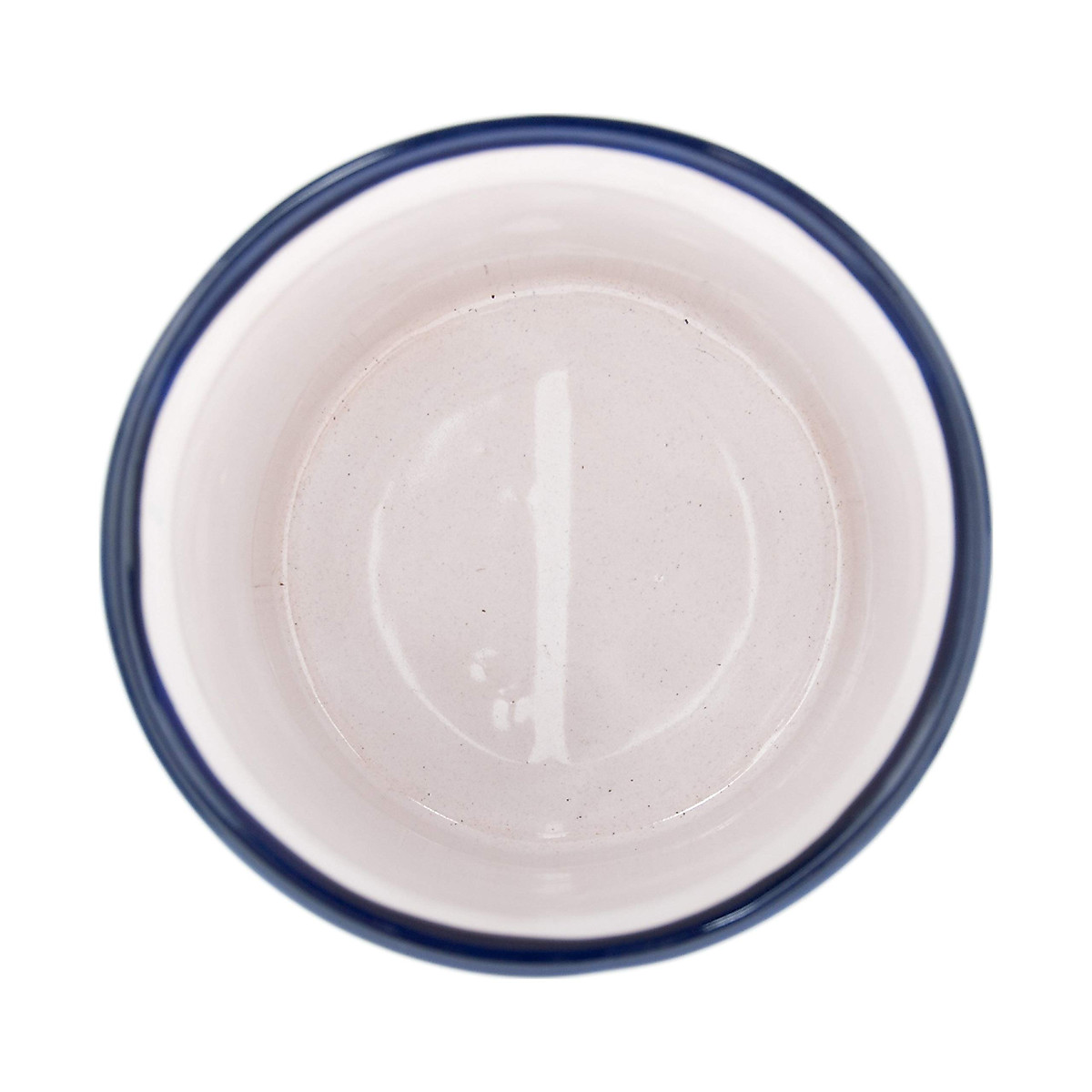 Enchanted Talavera Ceramic Large Utensil Holder Spatula Crock Kitchen Counter Organizer Mexican Pottery Utensils Tools Caddy Spoon Rest White Ceramic (Cobalt Large (7.5" H x 6" W)