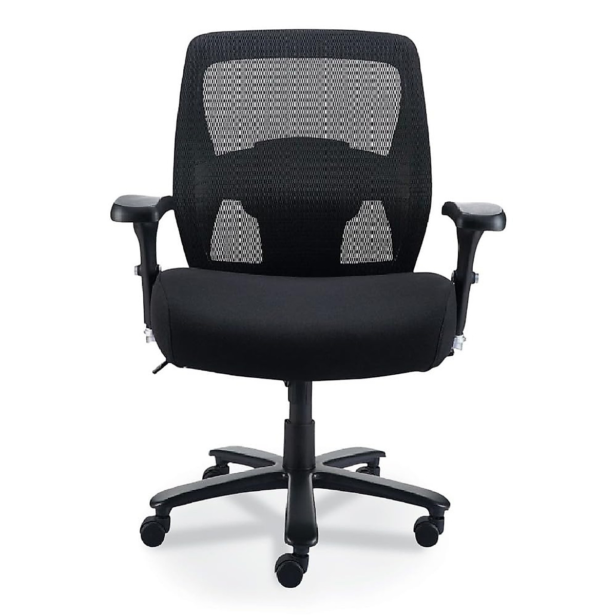 Alera ALERV44LS10C Alera Ravino Big & Tall Series High-Back Swivel/tilt Leather Chair, Black