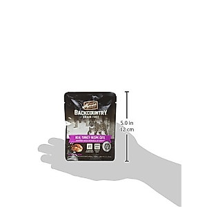 Merrick Backcountry Grain Free Wet Cat Food Real Turkey Recipe Cuts in Gravy - (24) 3 oz. Pouches