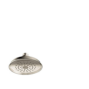 hansgrohe Joleena 6-inch Showerhead Transitional 1-Spray Full with QuickClean in Polished Nickel, 04780830