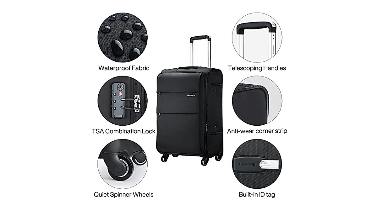 Hanke 3-Piece Expandable Luggage Set - Perfect for Families