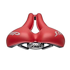Selle SMP TRK Saddle Large - Matt Red, long 272 mm - wide 177 mm (ZSTT03LARGE-RED)