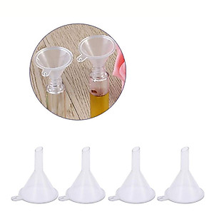 Empty Eyelash Mascara Tube and Eyeliner Wand, 8ml Mascara Tube Wand Eyelash Container Bottle, 7ml Empty Mascara and Eyeliner Tubes Transparent 4 Packs with Rubber Inserts, Funnels for DIY Castor Oil