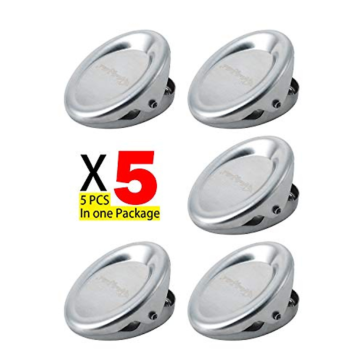 MollyZillah Heavy Duty Stainless steel clothes drying clip Round head clothespin multi-function Storage sealing clips Socks towel clothespins x5 pcs