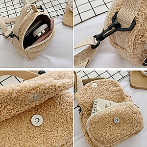 Kawaii Crossbody bag Cute Plush Bear Purse Small Wallet mini Shoulder Bag