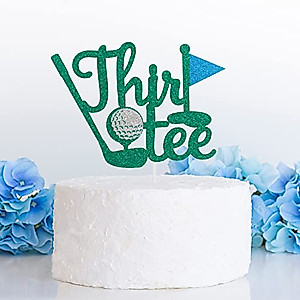 Thirtee Golf Happy 30th Birthday Cake Topper - Golf Ball Player Cake Topper For Men Sports 30th Birthday Party Supplies - Golf 30th Birthday Party Decoration for Golfer Fans