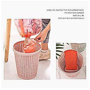 Hosaire Waste Basket Trash Can Kitchen Waste Basket with Cover for Bathroom Home Office Dorm Kids Room 1 Pcs