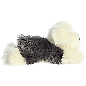 Aurora® Adorable Flopsie™ Edwin™ Stuffed Animal - Playful Ease - Timeless Companions - White 12 Inches