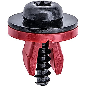 Rexka 10 Sets T30 Engine Splash Shield Guard Undertray Cover Screws Bolt Nut Clip Kit Compatible with Ford Focus Fusion Escape Explorer C-Max Transit Connect Lincoln MKC