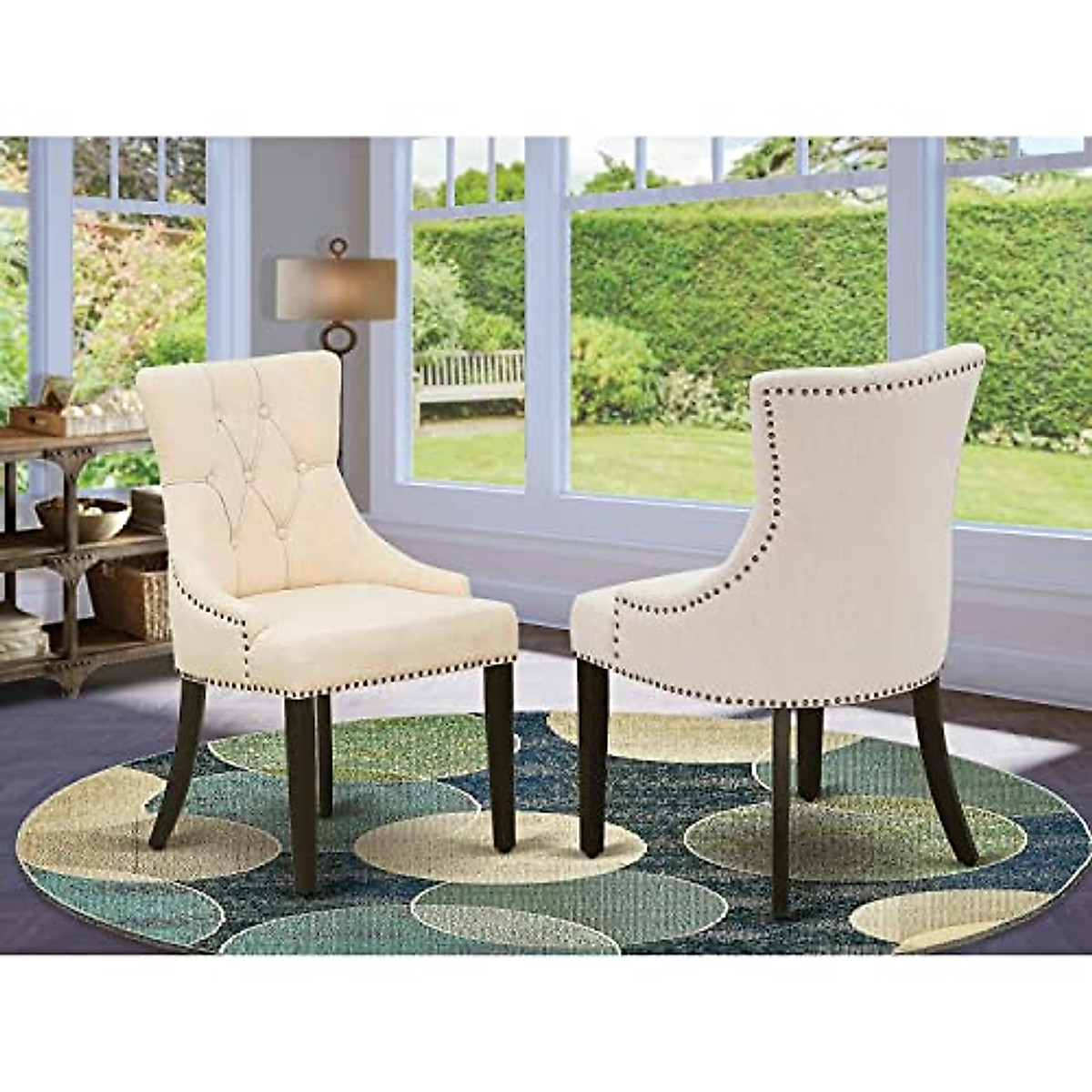 East West Furniture Dining Chairs, FRP1T02