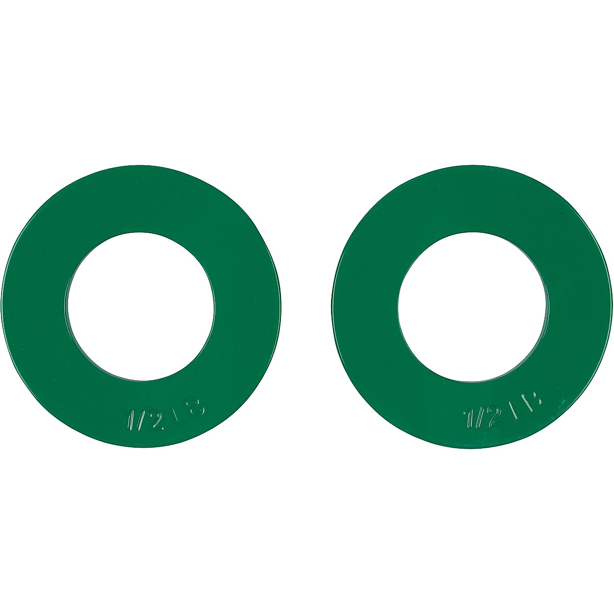 Fractional Weight Plates - 2 Each of 1/4, 1/2, 3/4, 1 lb. Total Set of 8 by Trademark Innovations (Grey, Blue, Green, & Red)