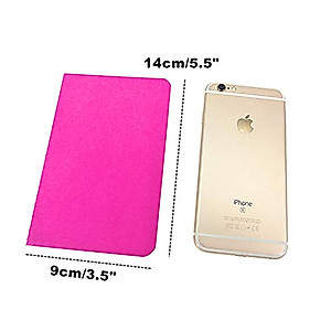 ALIMITOPIA Pocket Notebook Set,Thread-bound Mini Portable Journal Steno Diary Memo Pad Notebook MiniDaily NotePad-3.5x5.5",12 colors,24 Sheets,24 Pack(Ruled Pages)