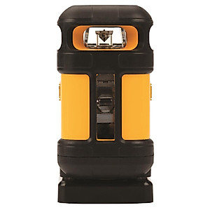 DEWALT Laser Level, Cross Line Laser, 1x360, Green (DW03601CG),Yellow