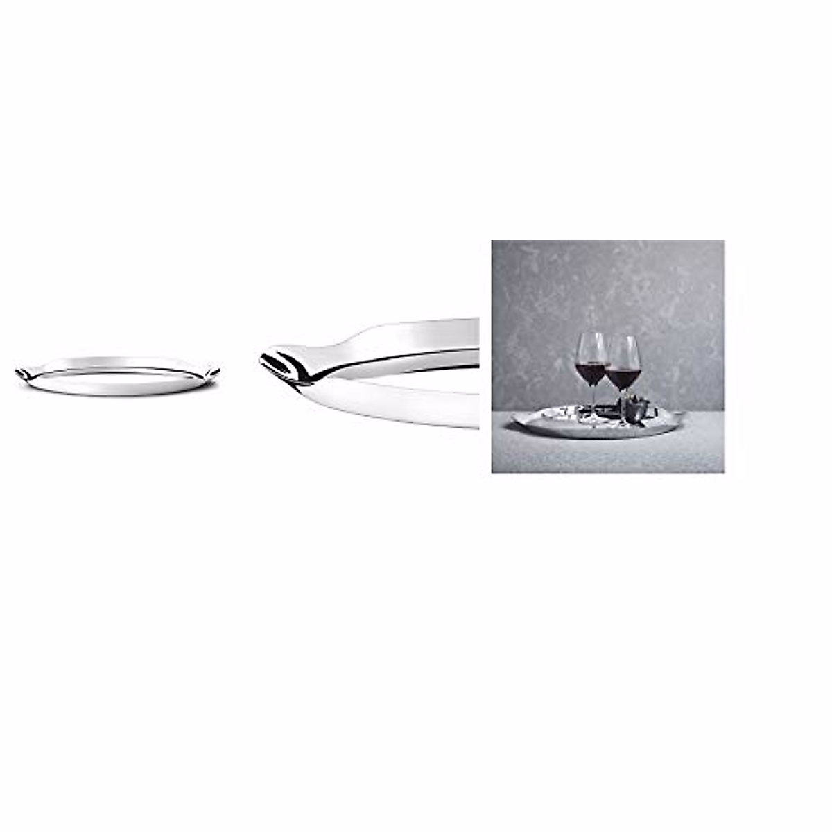Georg Jensen Stainless Steel Bar Serving Tray, 15.51"