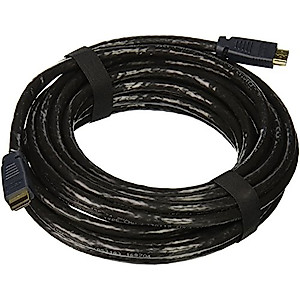 Legrand - C2G Plenum Rated Ethernet Cable, Plenum Rated HDMI Cable, HDMI Cable, HDMI Cable 25 ft, Black High Speed Ethernet Cable, 1 Count, C2G 41191