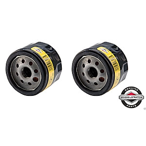 Briggs & Stratton 2 Pack Oil Filter, Genuine Replacement Part 492932, Compatible with Lawn Mower