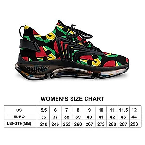 Guyana Flag Skull Women's Walking Running Shoes Athletic Tennis Fashion Sneakers for Men