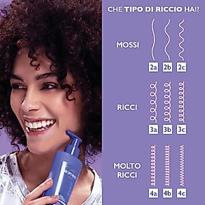 BIOPOINT Anti-Frizz and Anti-Crespo Curl and Wave Shampoo - Hydrating Formula for Defined, Elastic Curls