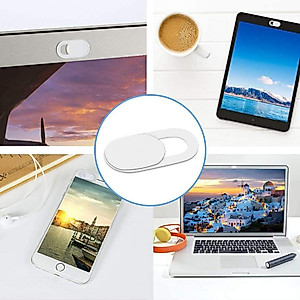 Privacy Camera Cover Security Blocker Compatible with iPhone 13, Mini, Pro, Pro Max - Webcam Closure White