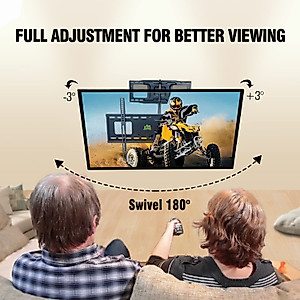 FORGING MOUNT Long Extension TV Mount, Dual Articulating Arm Full Motion Wall Mount TV Bracket with 43 inch Long Arm,Fits 42 to 90 Inch Flat/Curve TVs, Holds up to 165 lbs,VESA 600x400mm Compatible
