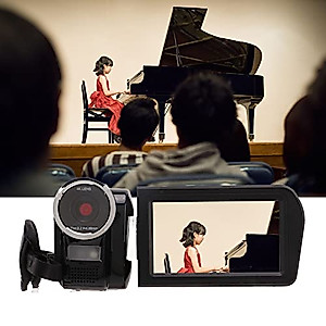 Pomya HD Digital Camera, Infrared Night Vision Recording DV Camera, Handheld 4K Videos Shooting Cameras, IPS Screen with Storage Bag for Photograph(#3)